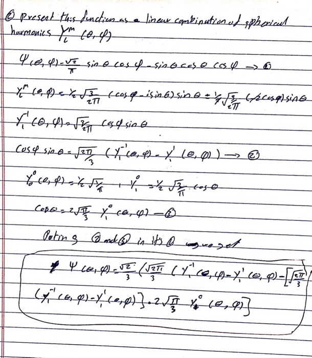 Solved Quantum mechanics Problem 65 Consider a function of | Chegg.com