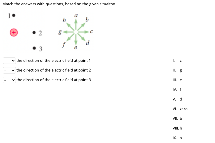 Solved Match the answers with questions, based on the given | Chegg.com