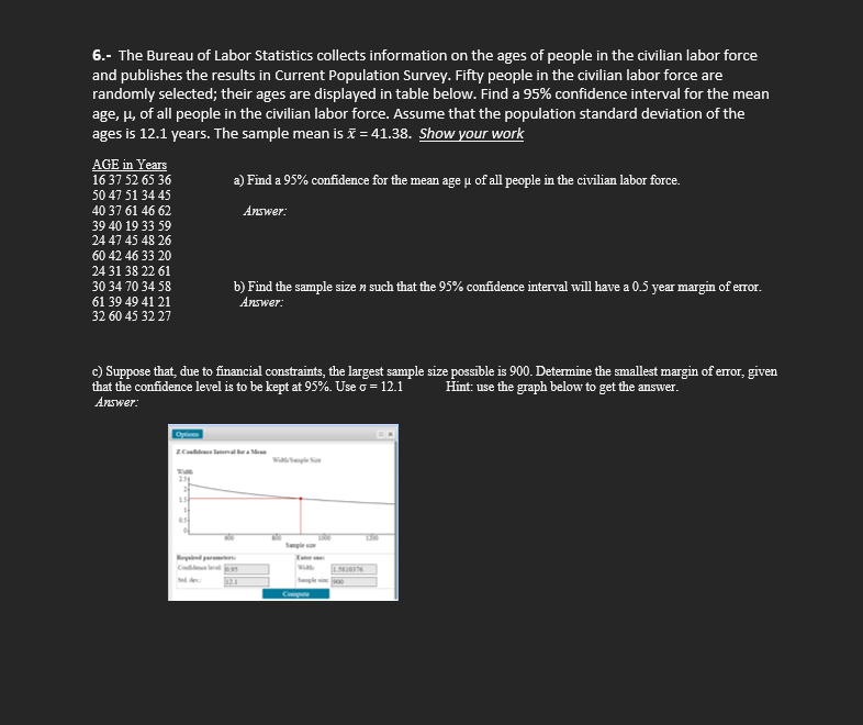 Solved 6.- The Bureau of Labor Statistics collects | Chegg.com
