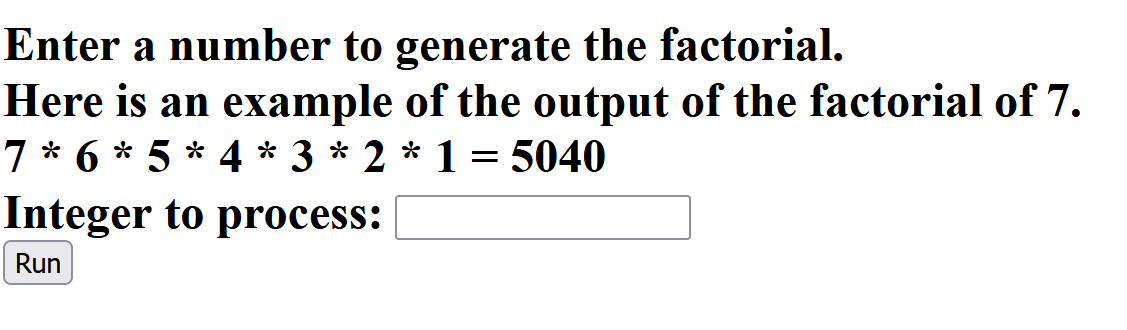 Solved how to add the 7 * 6 * 5 * 4 * 3 * 2 *1 = into my | Chegg.com