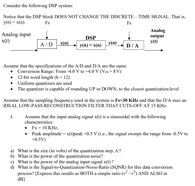 Solved Consider the following DSP system: Notice that the | Chegg.com