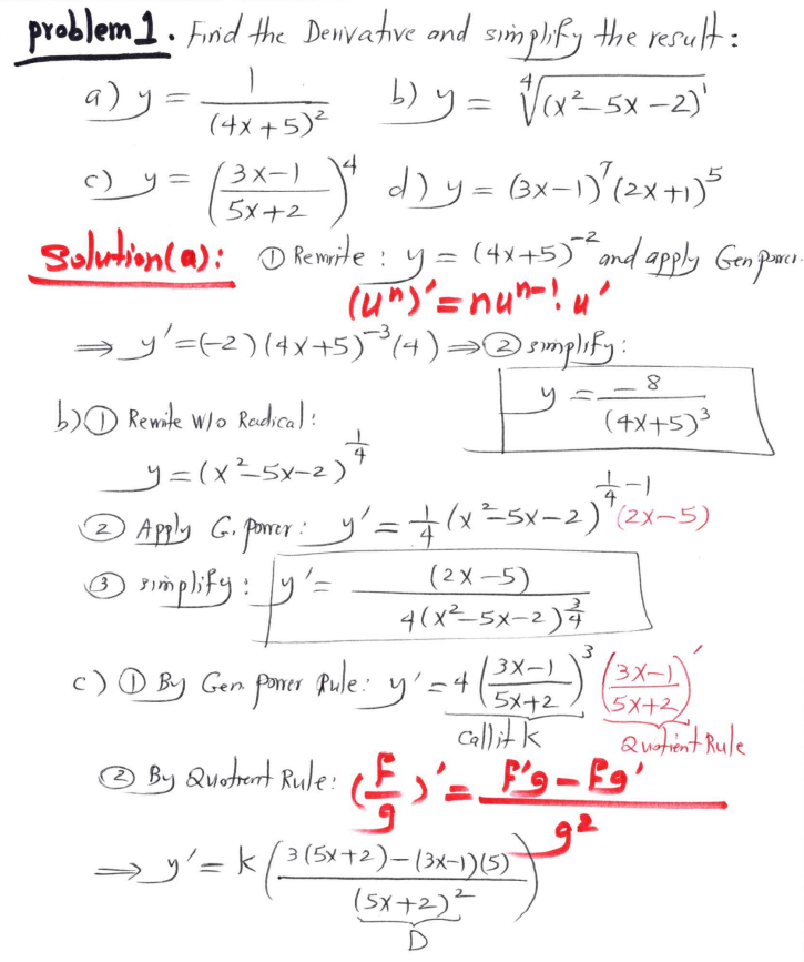 Solved problem 4. Firid the Derivative of each function and | Chegg.com Solved problem 4. Firid the Derivative of each function and | Chegg.com