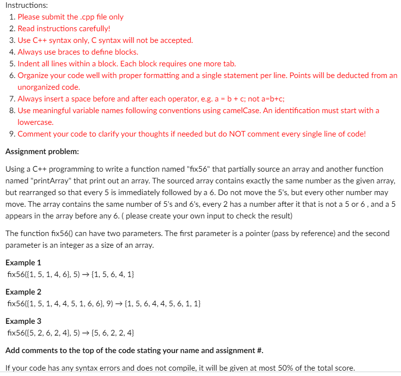 Solved 2 Read Instructions Carefully 3 Use C Syntax 