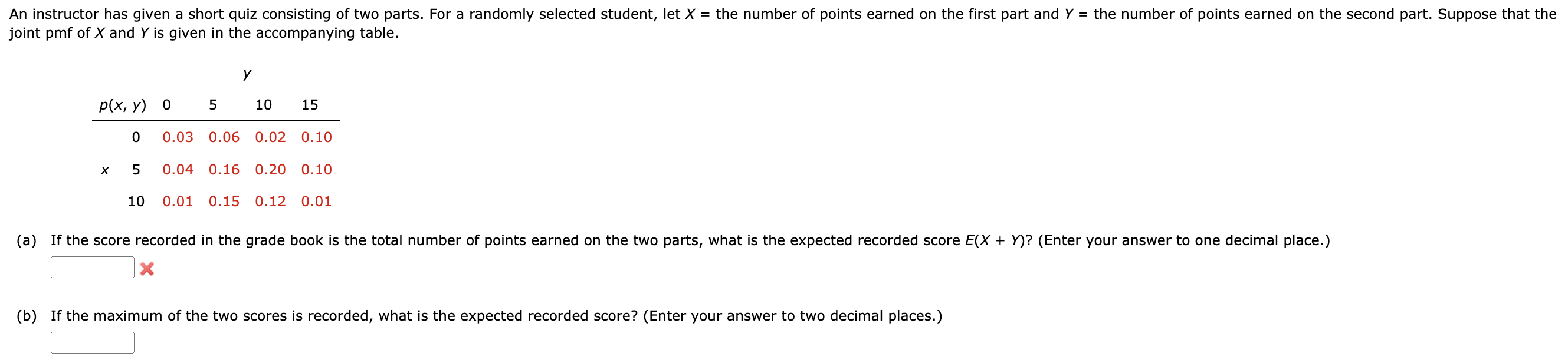 Solved joint pmf of X and Y is given in the accompanying | Chegg.com