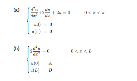 Solved AP-1. BOUNDARY VALUE PROBLEMS (BVPs) Find ALL | Chegg.com