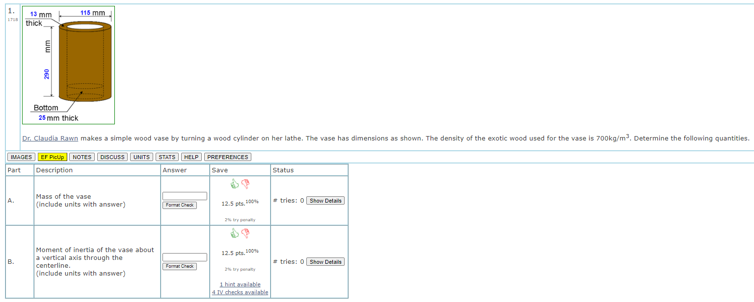Solved 1. 1718 115 mm 13 mm thick Bottom 25 mm thick Dr. | Chegg.com