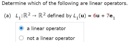 Solved Determine which of the following are linear | Chegg.com