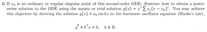 Solved If x0 is an ordinary or regular singular point of | Chegg.com