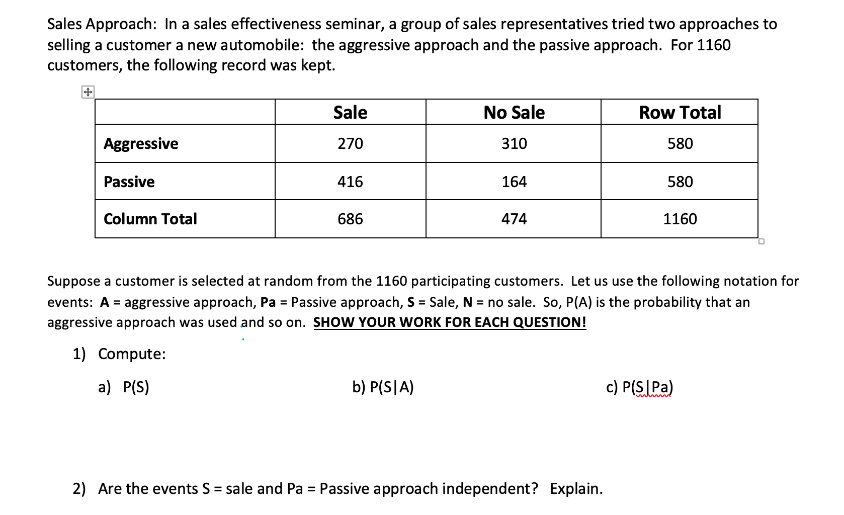 Solved a Sales Approach: In a sales effectiveness seminar, a | Chegg.com