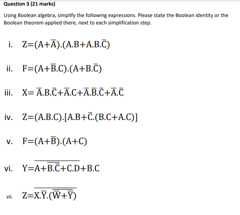 Boolean Algebra Simplification Exercises With Answers Jason Jackson s