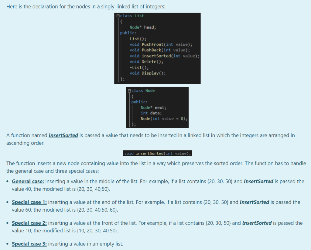 Solved Here is the declaration for the nodes in a | Chegg.com