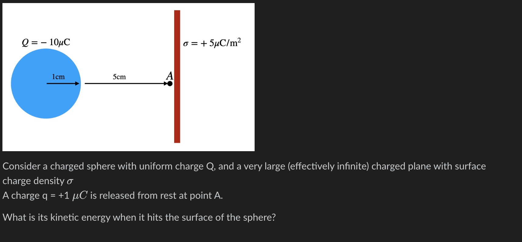 Solved Consider a charged sphere with uniform charge Q, and | Chegg.com
