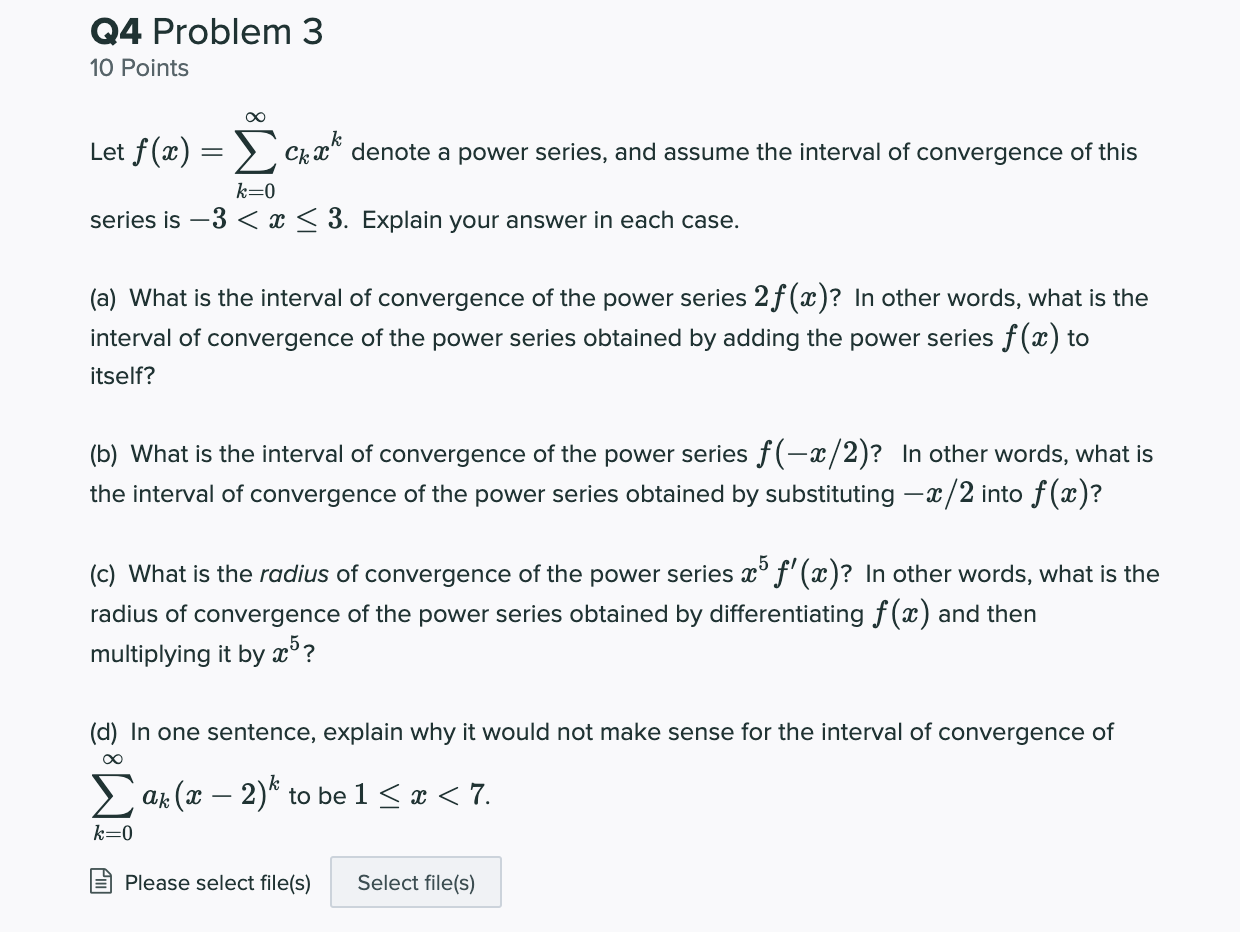 Solved Let \displaystyle f(x) = \sum_{k=0}^{\infty} | Chegg.com