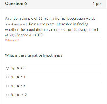 Solved Question 4 1 pts True False: Statistical inference | Chegg.com