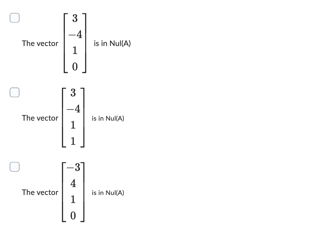 Solved A Question 7 (2 points) Retake question Given A= | Chegg.com