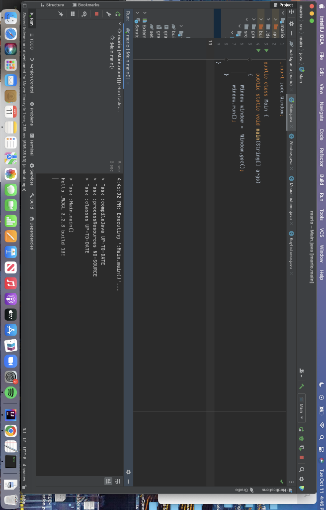 When trying to run java file on macbook, a red is | Chegg.com