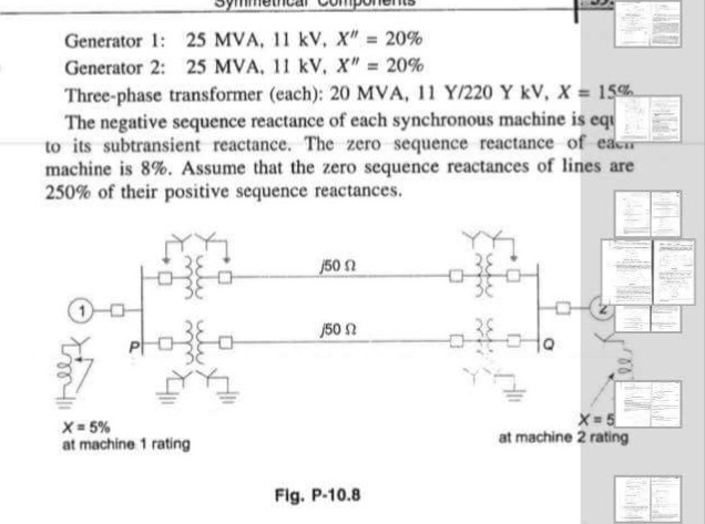 Solved 10.8. Draw the positive, negative and zero sequence | Chegg.com