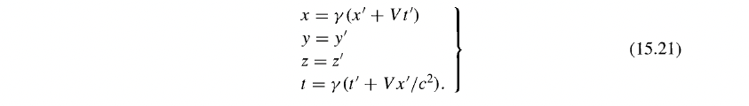 Solved 15.18⋆⋆ Use the inverse Lorentz transformation | Chegg.com