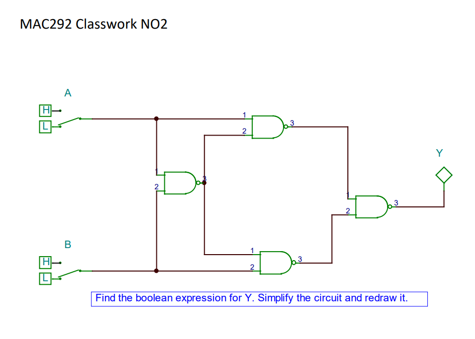 Solved MAC292 Classwork NO2 A L N Y 2 N B 1 2 Find the | Chegg.com