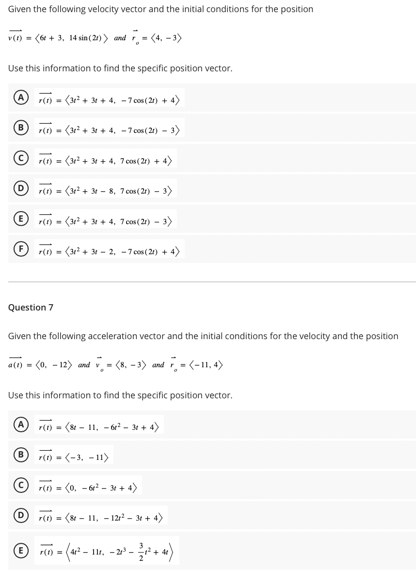 Solved If you know the position of an object, how do you | Chegg.com