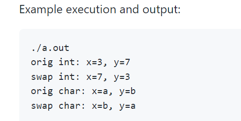 Solved Instruction Define a macro swap(t,x,y) that | Chegg.com