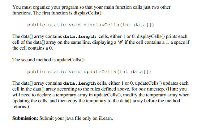Solved For this project, consider the one-dimensional | Chegg.com