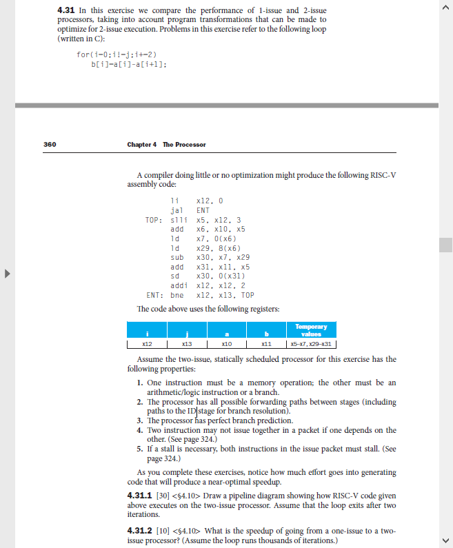 Solved 4.31 In this exercise we compare the performance of | Chegg.com