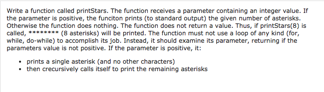 Solved Assume the availability of a function called | Chegg.com