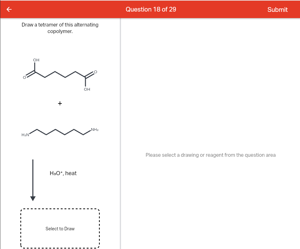Solved Draw a tetramer of this alternating copolymer. Please | Chegg.com