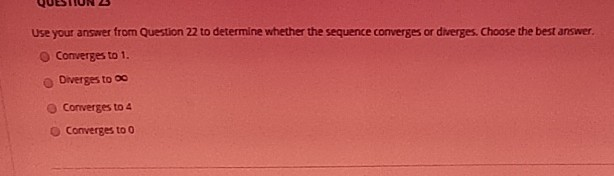 Solved QUESTION 22 (3n+D!) (3n)! Consider the sequence on | Chegg.com