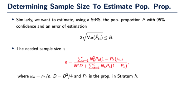 Solved Determining Sample Size To Estimate Pop. Prop. - | Chegg.com