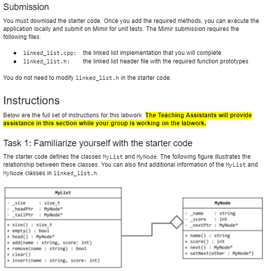 Solved Submission You must download the starter code. Once | Chegg.com