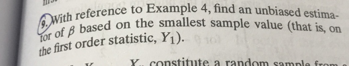 Solved EXAMPLE 4 If X1 , X2, . . . , Xn constitute a random | Chegg.com Solved EXAMPLE 4 If X1 , X2, . . . , Xn constitute a random | Chegg.com