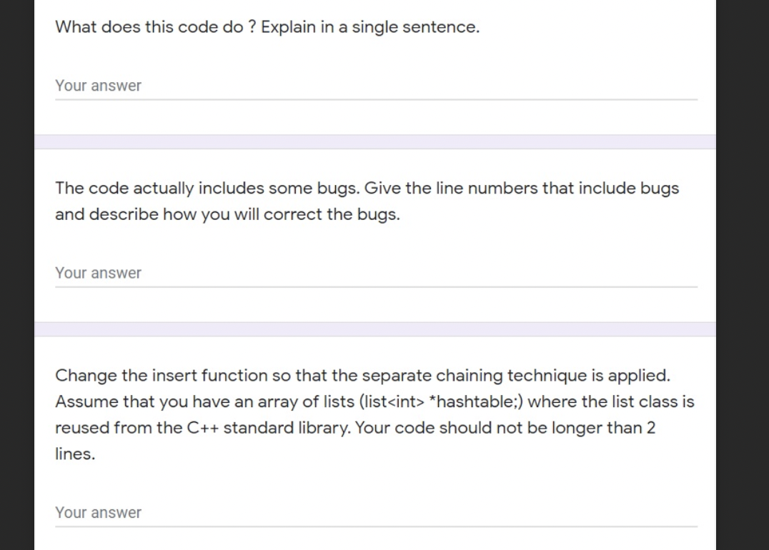 Solved What does this code do ? Explain in a single | Chegg.com