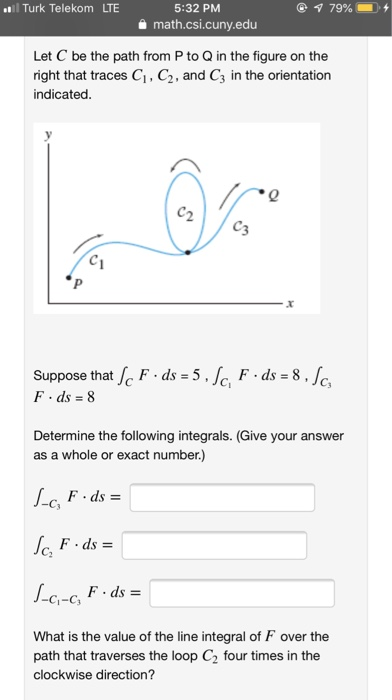 Solved 16.2 Line integrals: Problem 5 Previous Problem | Chegg.com