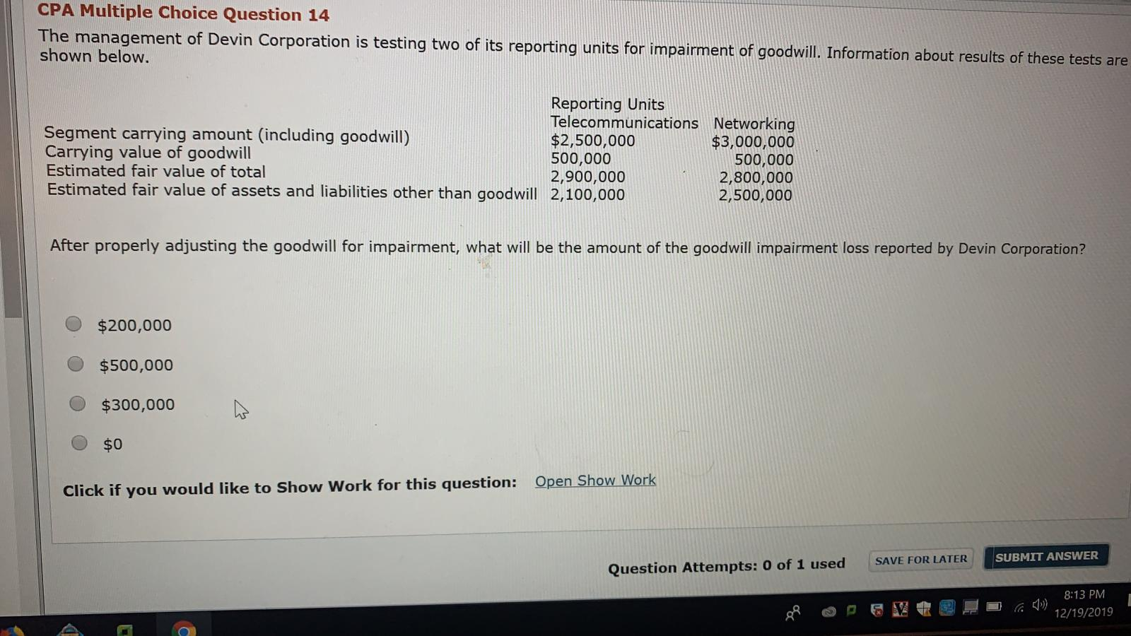 Solved CPA Multiple Choice Question 14 The management of | Chegg.com