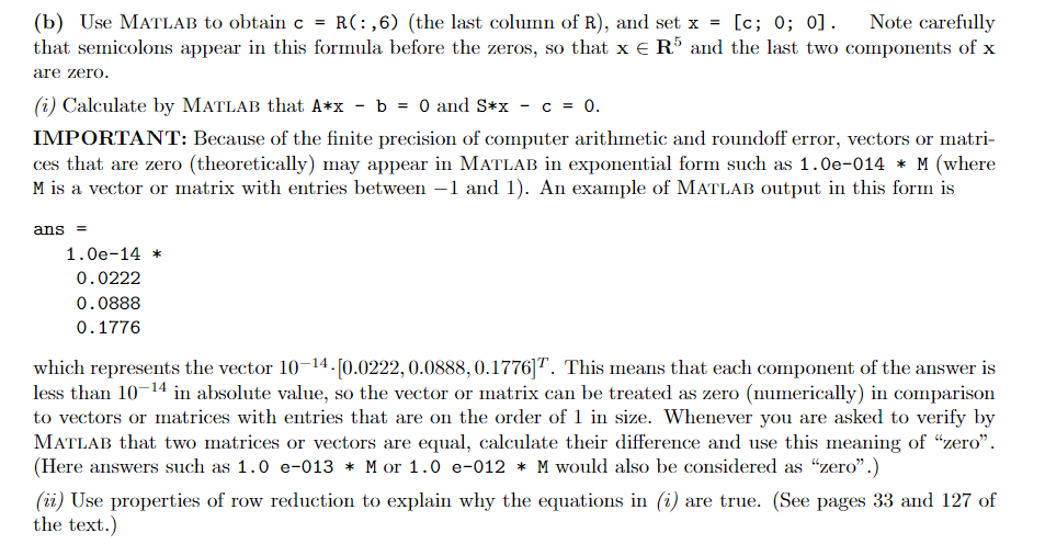 Solved Question 1. Solving Ax = b In this question you will | Chegg.com