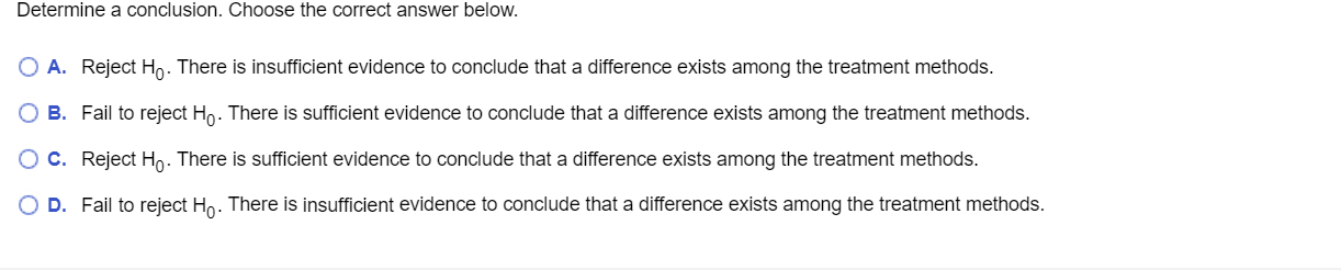 Solved An experiment was conducted using a randomized block | Chegg.com