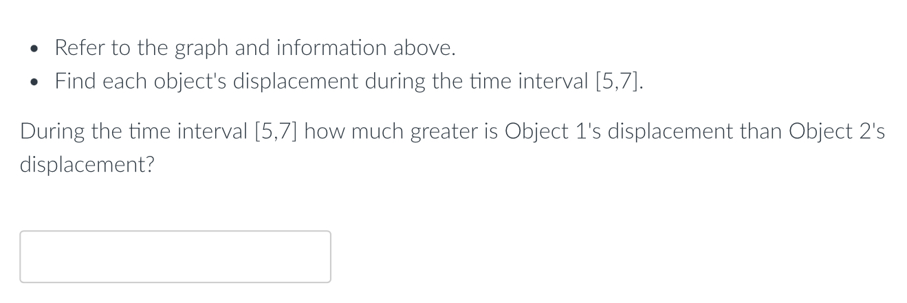 Solved Two objects move forward along a straight track, for | Chegg.com