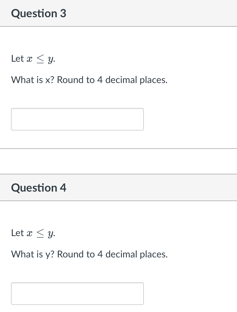 Solved The next four questions will concern the following | Chegg.com