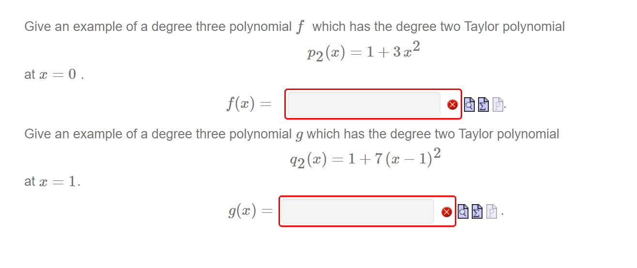 Solved Give an example of a degree three polynomial f which | Chegg.com