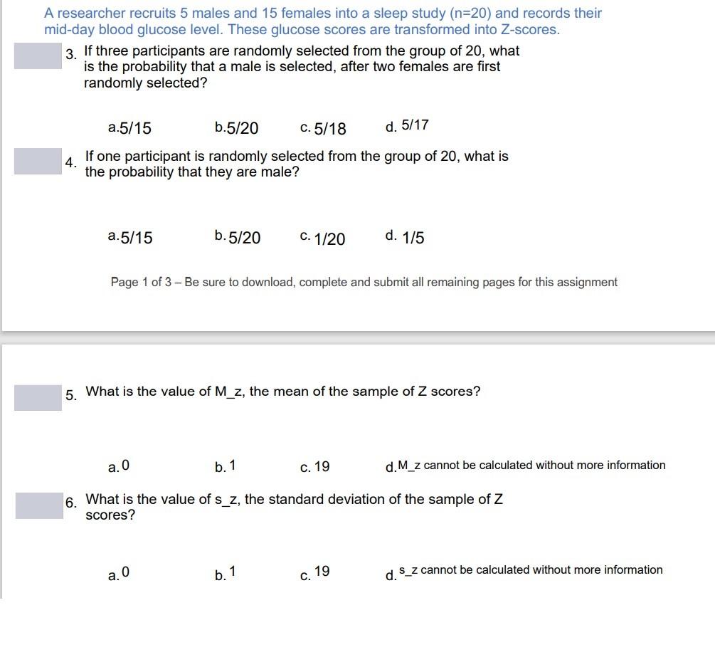 Solved Can you help me with these Psychology statistics | Chegg.com