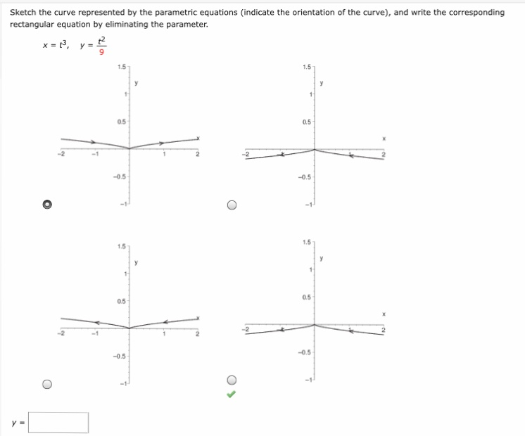 Solved Sketch The Curve Represented By The Parametric