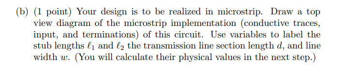 Solved 3. Use a Smith Chart to design a double stub tuner to | Chegg.com