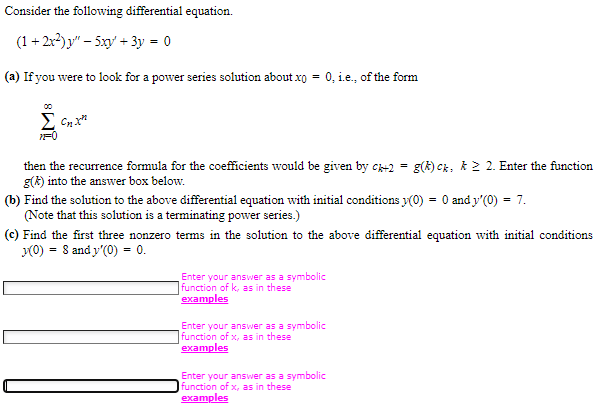 [Solved]: Consider the following differential equation. (1+