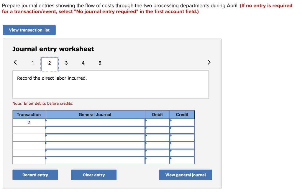 Solved Exercise 4-7 (Static) Process Costing Journal Entries | Chegg.com