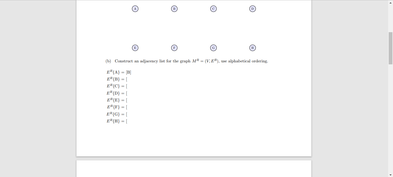 Solved 1, 16 3, 14 4, 13 5, 8 B D H 2, 15 9, 12 6,7 10, 11 | Chegg.com