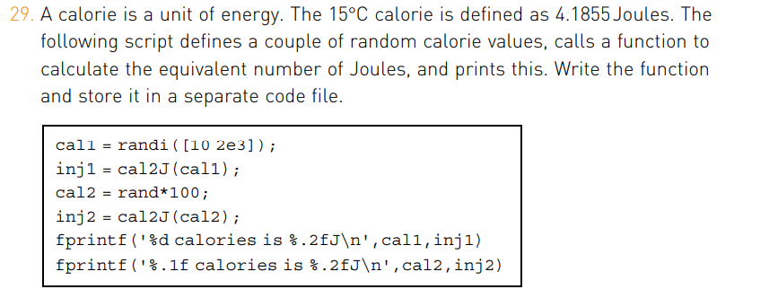 Solved 36. Modify Problem 29 to use a local function. 29. | Chegg.com
