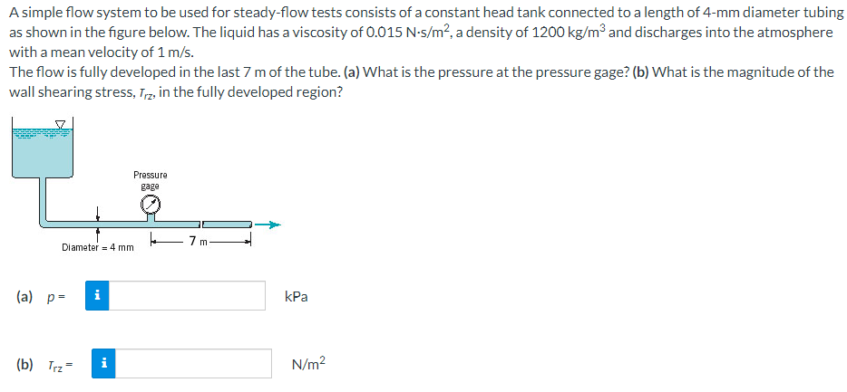 Solved A simple flow system to be used for steady-flow tests | Chegg.com