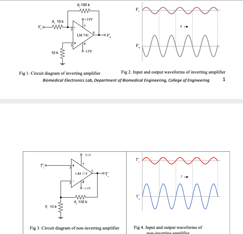 Solved R, 100k 0+15V R, 10k V0W 7 2 6 LM 741 V. + 3 4 un 10k | Chegg.com